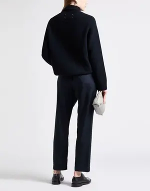 MAISON MARGIELA Solid Color Wool Turtleneck Sweater