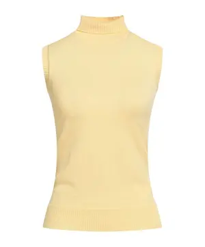 Sportmax Solid Knit Sleeveless Turtleneck - Nude