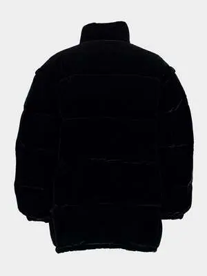 Prada Convertible Velvet Down Jacket
