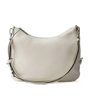 Prada Fold Large Leather Shoulder Bag - White