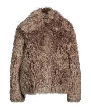 Burberry Shearling Coat - Brown