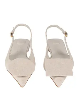 Jacquemus Pointed-toe Slingback Flats