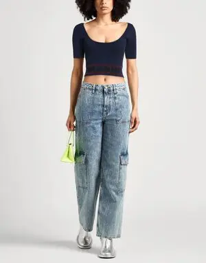 Marni Multicolor Cropped Knit Top