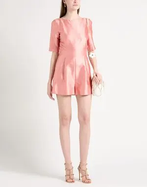 Max Mara Solid Short-sleeve Jumpsuit