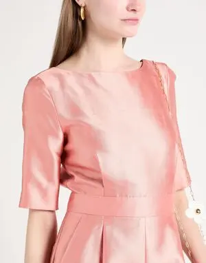Max Mara Solid Short-sleeve Jumpsuit