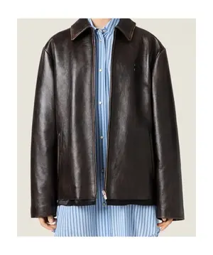 Miu Miu Nappa Leather Jacket