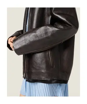 Miu Miu Nappa Leather Jacket