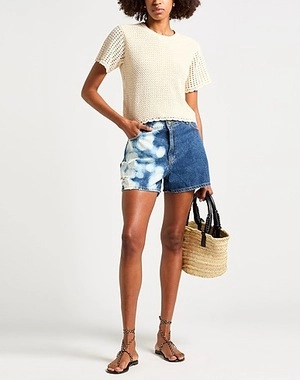 Rag & Bone Crochet-knit Crewneck Top
