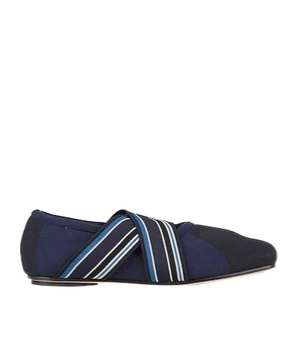 Sportmax Color-blocked Flat - Black