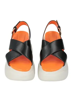 Marni Leather Block Heel Sandals