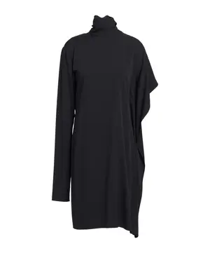 Sportmax Plain Colour Short Dresses - Black