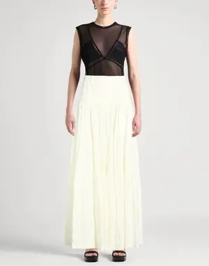 MAISON MARGIELA Satin Ruched A-line Skirt