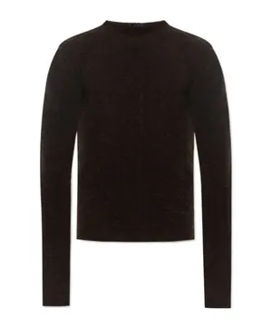 Rick Owens Long-sleeved Crewneck Jumper - Brown