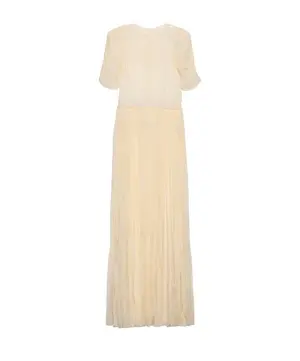Prada Long Silk Chiffon Dress