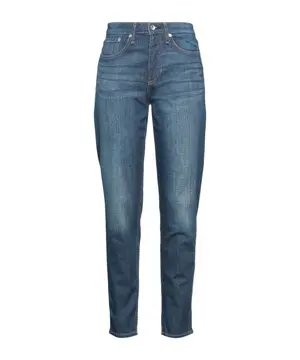 Rag & Bone Plain Colour Baggy Jeans - Blue
