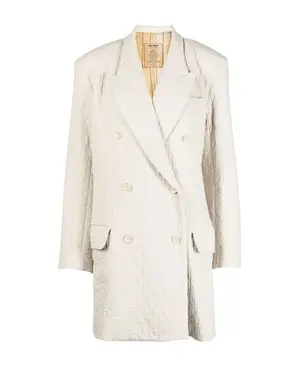 UMA WANG Double-breasted Blazer - White