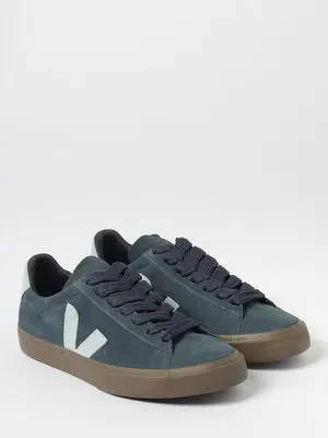 VEJA Campo Round Toe Lace-up Sneakers - Green