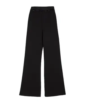 MAISON MARGIELA Wide-leg Trousers With Satin Trim