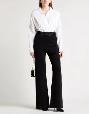 MAISON MARGIELA Wide-leg Trousers With Satin Trim