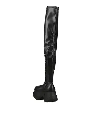 Marni Over The Knee Wedge Boots With Pointed Toe