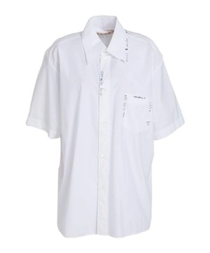 Marni Solid-color Short-sleeved Shirt - White
