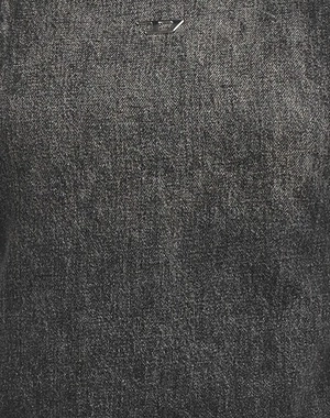 DIESEL® Solid-colored Sleeveless Denim Top