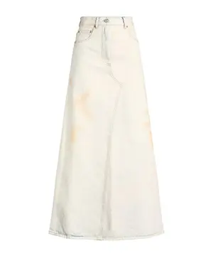 MAISON MARGIELA Tie-dye Flared Denim Skirt