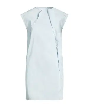 MAISON MARGIELA Sleeveless Ruched Dress - White