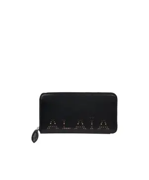 Alaïa Logo Logo Long Wallet