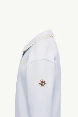 Moncler Cotton Fleece Sweatshirt With Collared Neckline