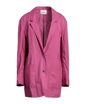 Isabel Marant Étoile Plain Colour Full-length Jacket - Pink