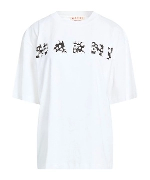 Marni Solid-color Printed T-shirt - White