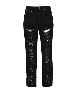 MAISON MARGIELA Washed Ripped Slim-fit Jeans
