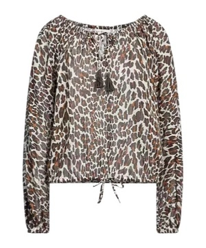 Tory Burch Leopard Print Tasseled Cover-up