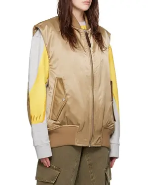 J.W.ANDERSON Sleeveless Bomber Waistcoat