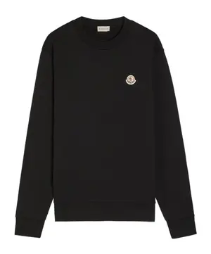 Moncler Cotton Sweatshirt - Black