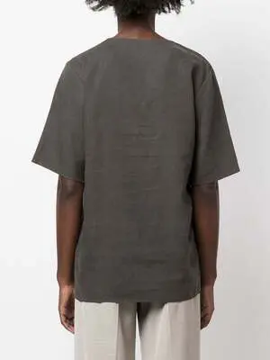 LOW CLASSIC Scoop Neck Short Sleeve T-shirt