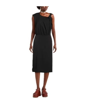 Sportmax Solid Color Stretchy Sleeveless Dress