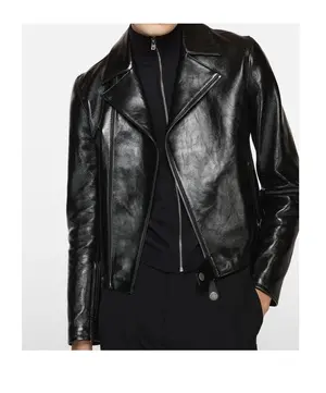 Acne Studios Leather Biker Jacket