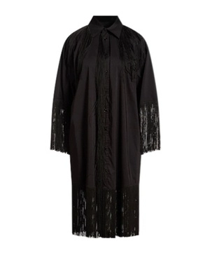 MAISON MARGIELA Fringed Shirt Dress - Black