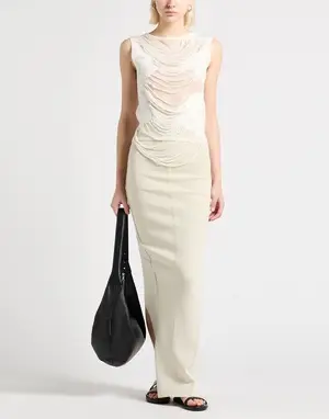 MAISON MARGIELA Sleeveless Scoop Neck Top With Distressed Detailing