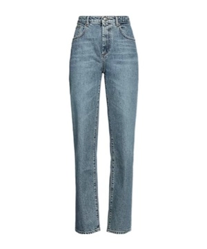 Sportmax High Waisted Straight Leg Denim Trousers