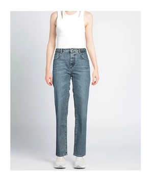 Sportmax High Waisted Straight Leg Denim Trousers
