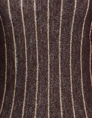 MAISON MARGIELA Striped Knitted Hoodie