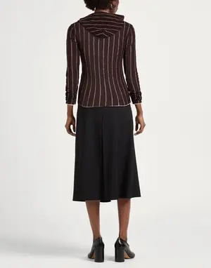 MAISON MARGIELA Striped Knitted Hoodie