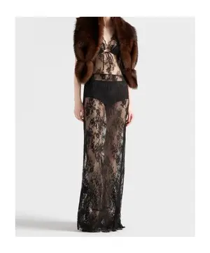 Prada Long Lace Dress