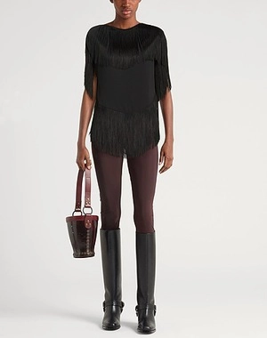 MAISON MARGIELA Round-neck Tasseled Top