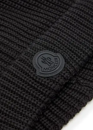 Moncler Cotton Ribbed Beanie