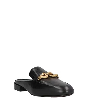 Tory Burch Flat Leather Mules