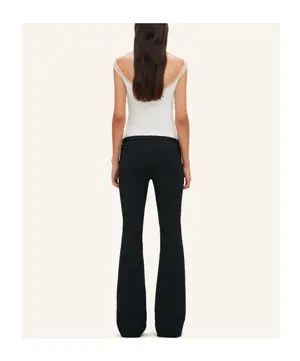 COURREGES Courrèges Ac Logo Embroidered Contrast Top